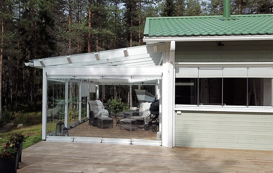 Lasiterassi unelma todeksi - kesä jatkuu terassilla - Älykodin avaimet